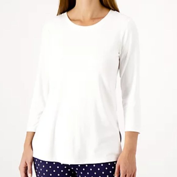 Susan Graver | Tops | Susan Graver Weekend Essentials Cool Touch Scoop ...